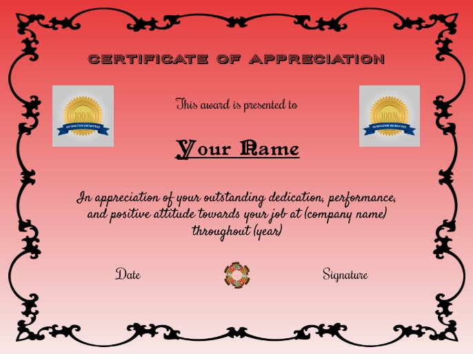 Copy of Certificate (2) | PosterMyWall