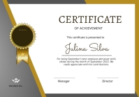 Certificate Award Template | PosterMyWall