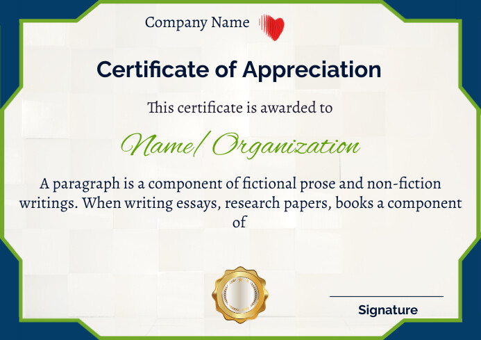 Plantilla de Certificate Design 9 f1 | PosterMyWall