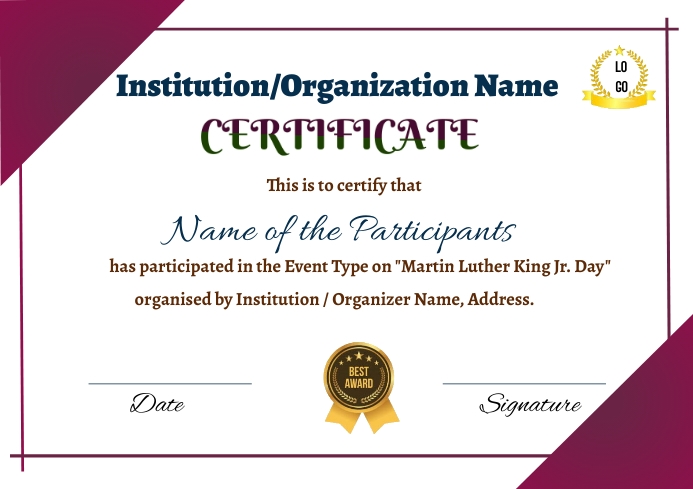 Certificate Template | PosterMyWall