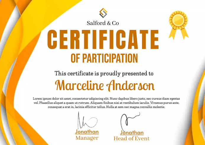 Certificate Template | PosterMyWall