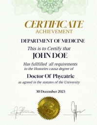 8,220+ deploma certificate Customizable Design Templates | PosterMyWall