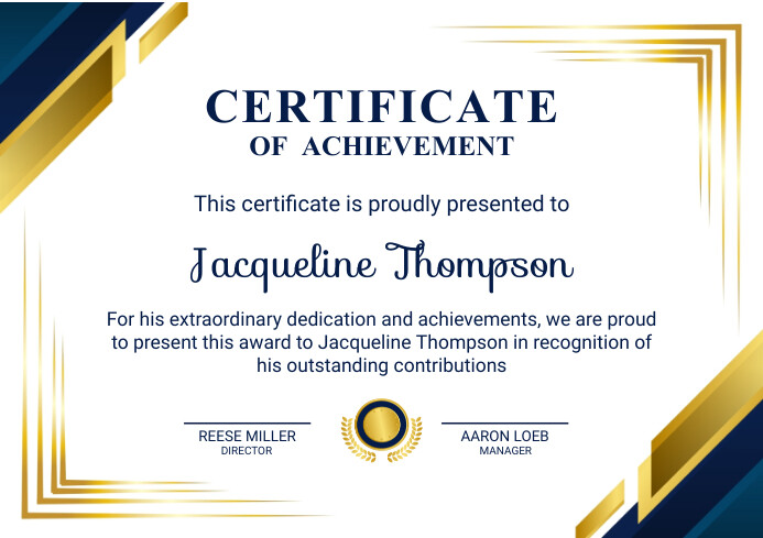 Certificate Template | PosterMyWall