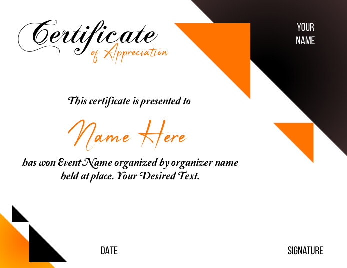 Certificate Template | PosterMyWall