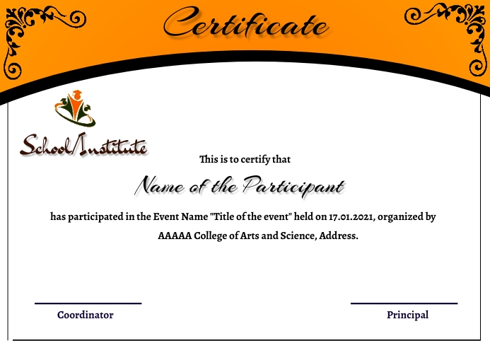 Certificate Template | PosterMyWall