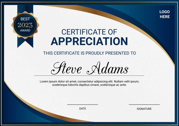 certificate Template | PosterMyWall