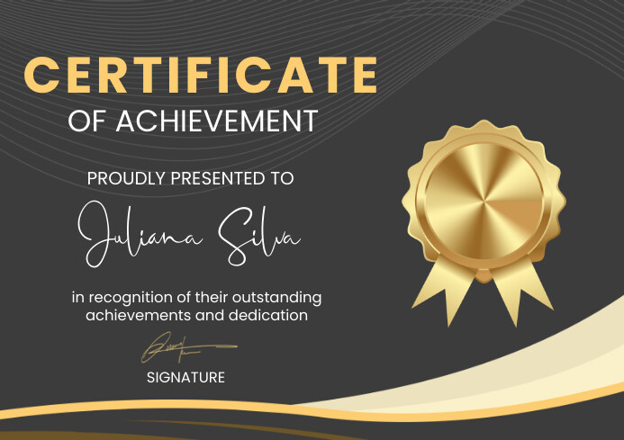 Certificate Template | PosterMyWall