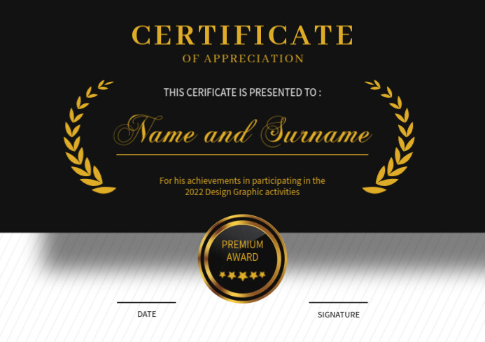 certificate design template | PosterMyWall