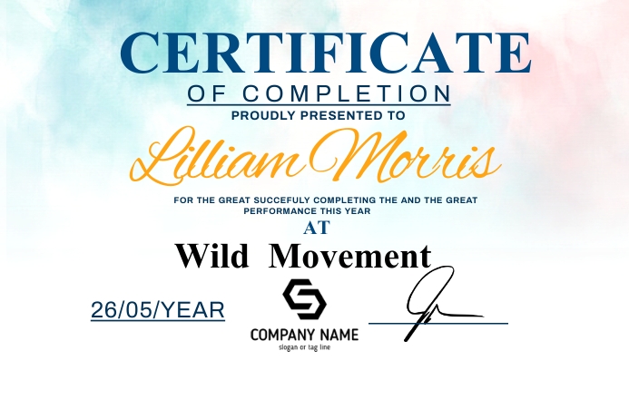 CERTIFICATE Template | PosterMyWall