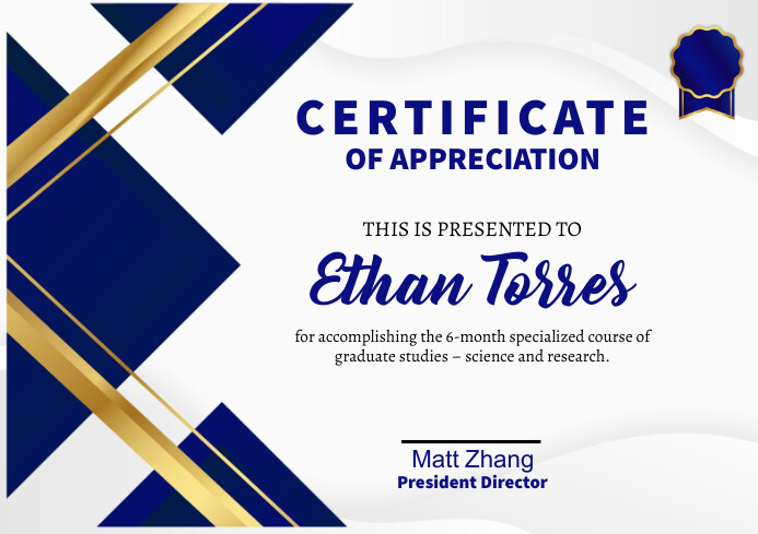 Copy of Certificate | PosterMyWall