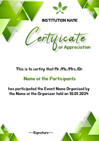 Certificate Template | PosterMyWall