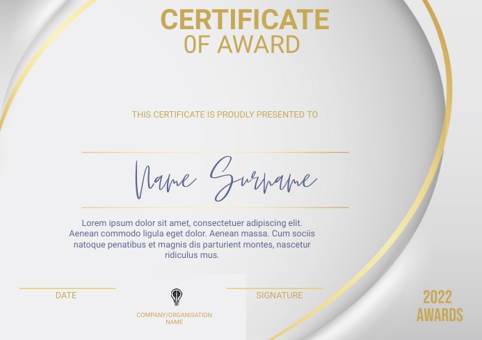 certificate Template | PosterMyWall