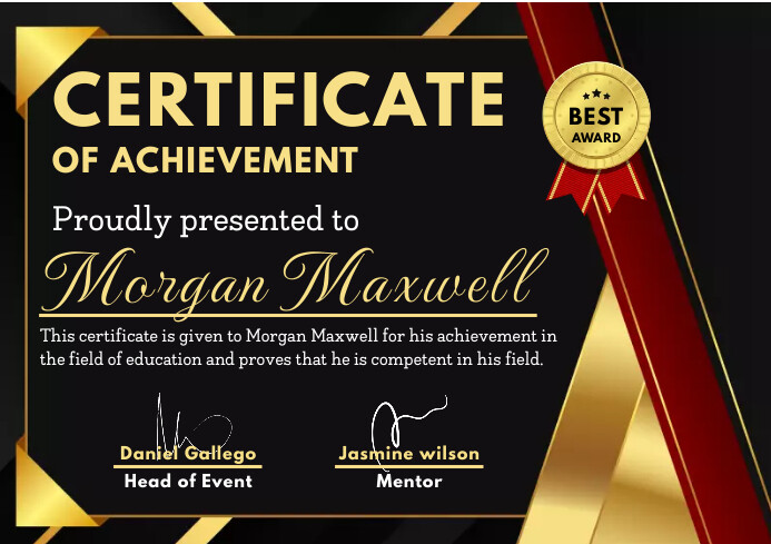 Certificate Template | PosterMyWall