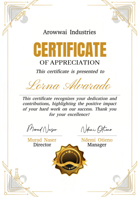 Copy of certificate | PosterMyWall