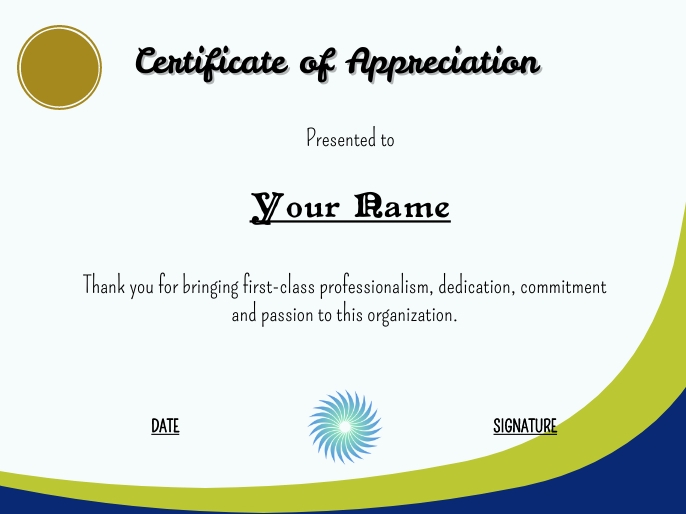 Certificate Template | PosterMyWall