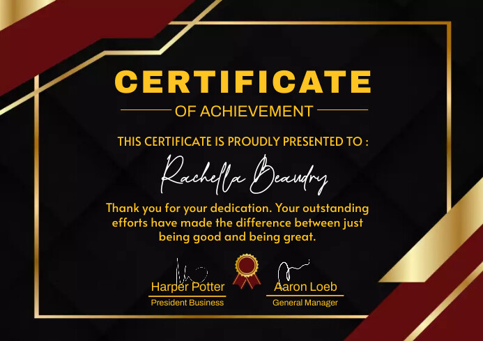 Certificate Template | PosterMyWall