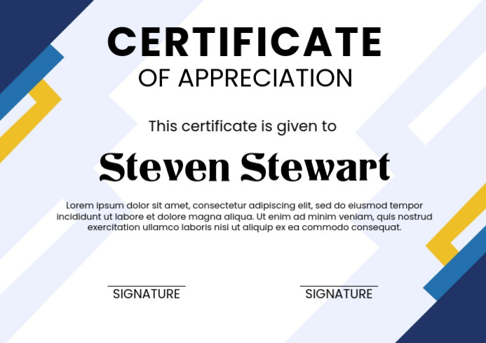 Certificate Template | PosterMyWall