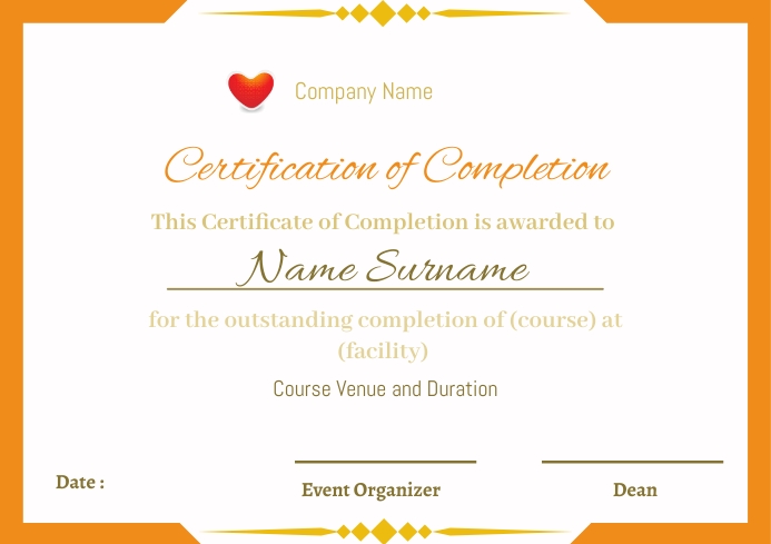 certificate design Template | PosterMyWall