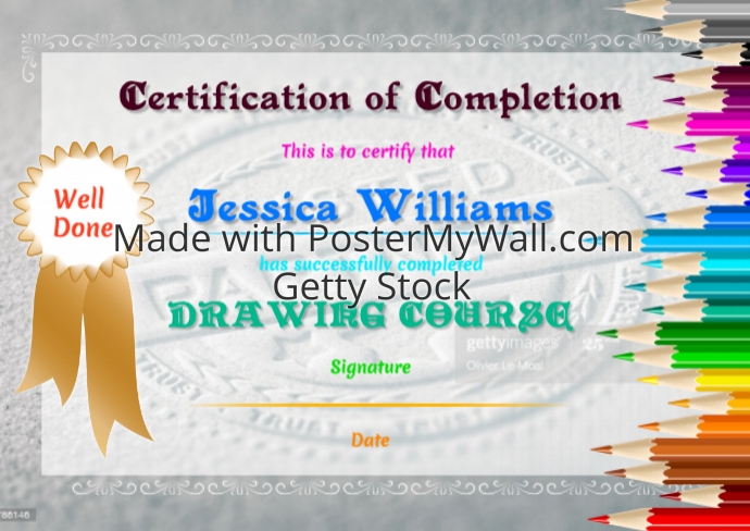 Copy of Certificate | PosterMyWall