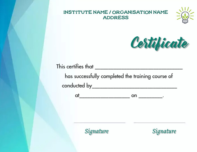 Certificate Template | PosterMyWall