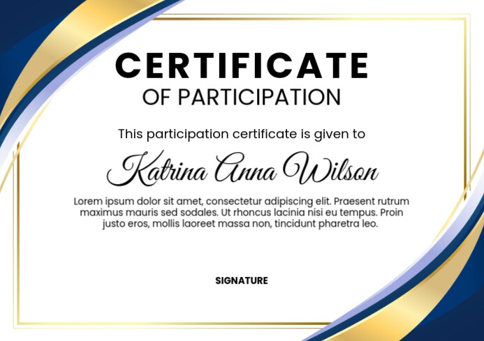 Certificate Template | PosterMyWall