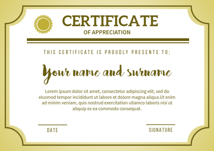 certificate design template | PosterMyWall