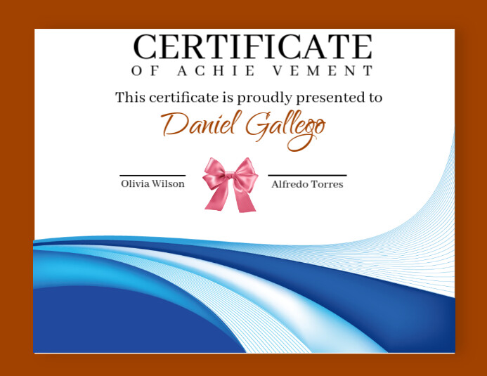 Certificate Flyer (us Letter) Template | PosterMyWall