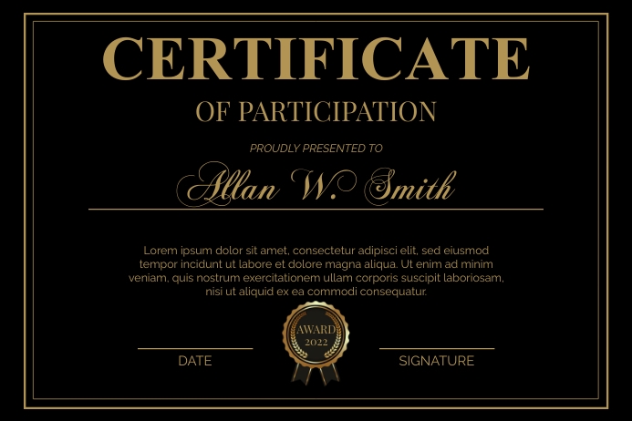 certificate flyer Template | PosterMyWall