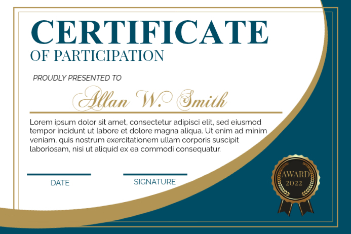 certificate flyer Template | PosterMyWall