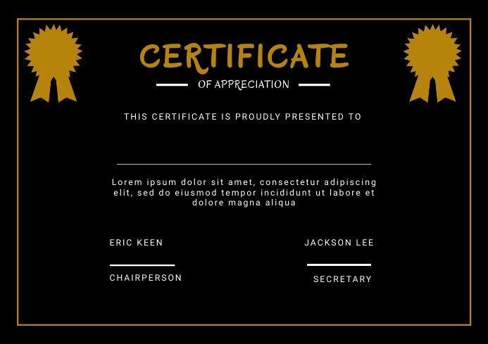 Certificate flyer Template | PosterMyWall