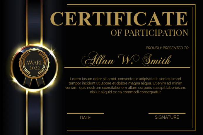 Copy of certificate flyer | PosterMyWall