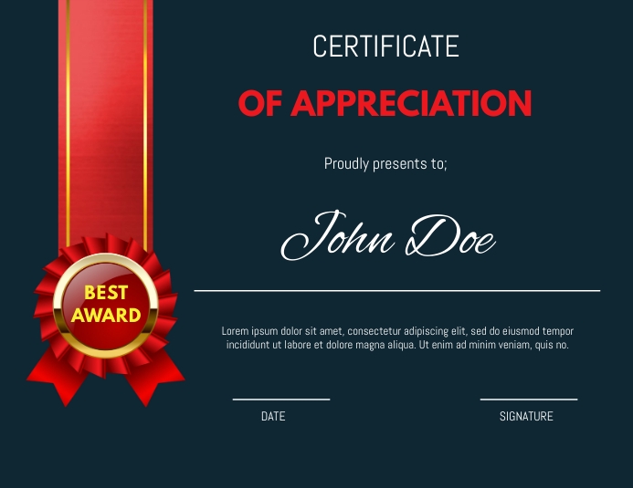 Certificate flyers Template | PosterMyWall