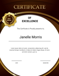 Certificate flyers Template | PosterMyWall