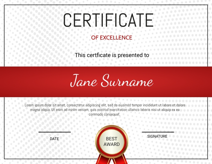 Certificate flyers Template | PosterMyWall