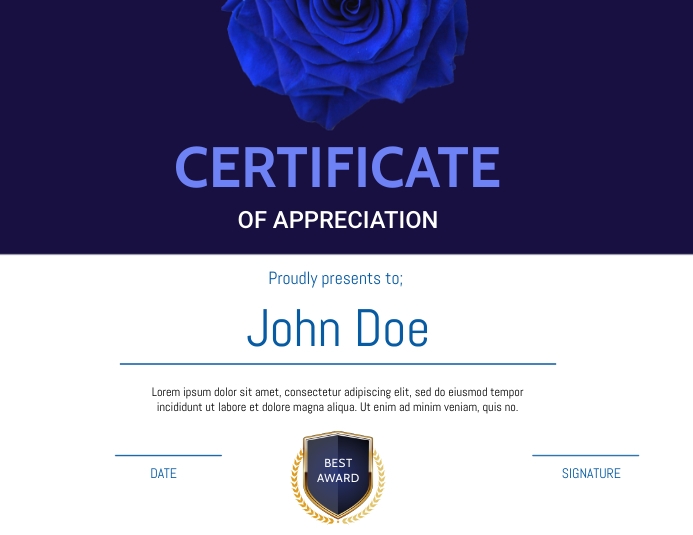 Certificate flyers Template | PosterMyWall