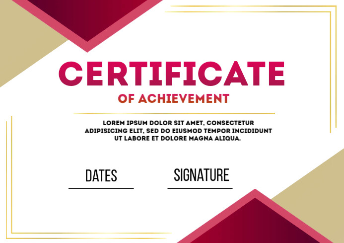 Certificate flyers Template | PosterMyWall