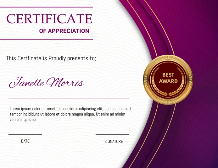 Copy of Certificate flyers | PosterMyWall