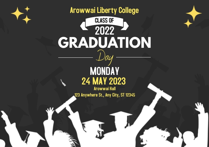 certificate graduation template | PosterMyWall