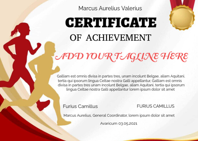 Plantilla de Certificate of achievement | PosterMyWall