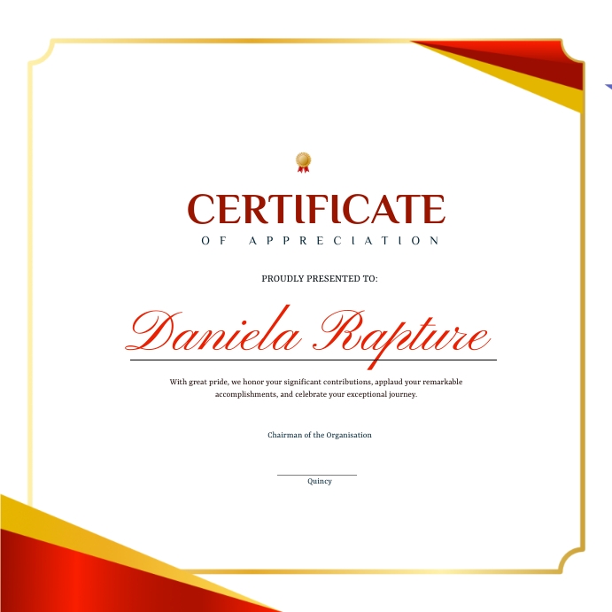 certificate of achievement Template | PosterMyWall