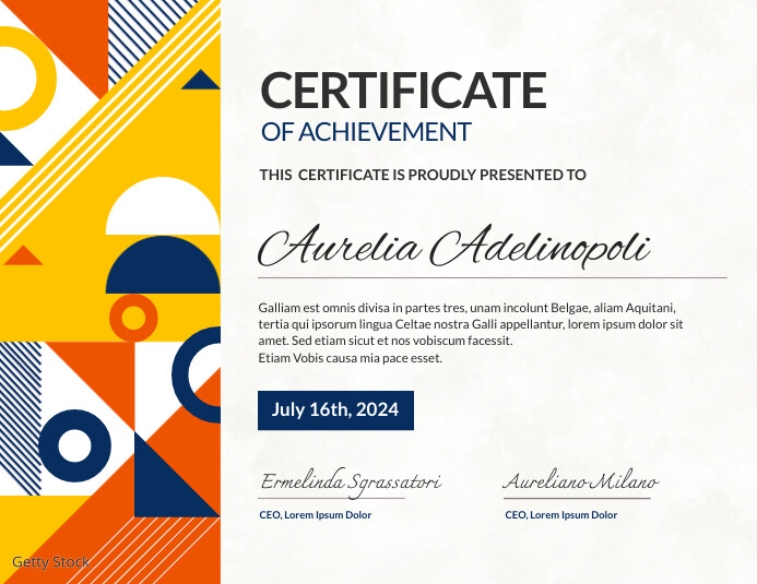 Plantilla de Certificate of achievement diploma graduation | PosterMyWall