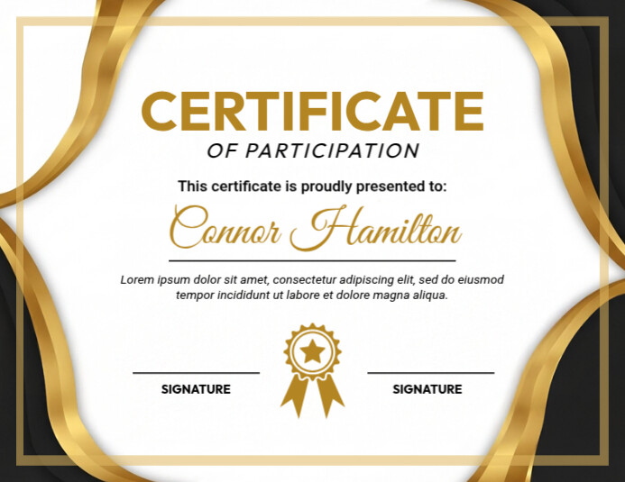 Certificate Of Achievement Flyer (us Letter) Template | PosterMyWall