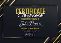 certificate of achievement FLYER TEMPLATE | PosterMyWall
