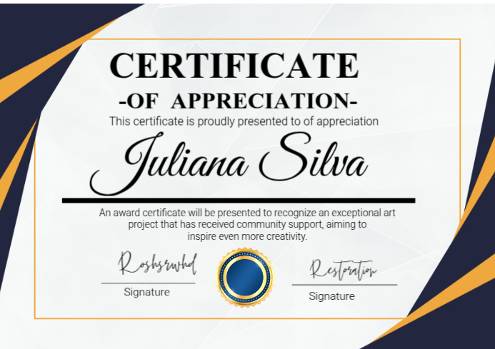 Plantilla de Certificate of appreciation award template poster ...