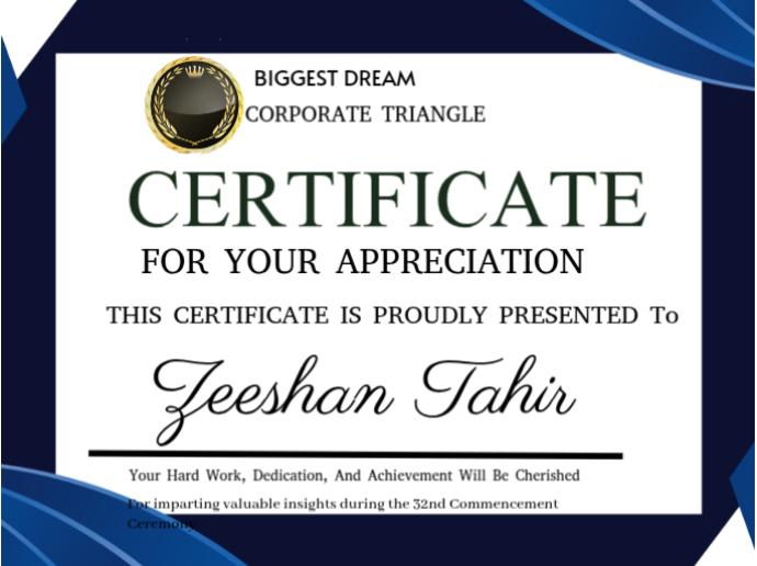 Certificate of appreciation Template | PosterMyWall