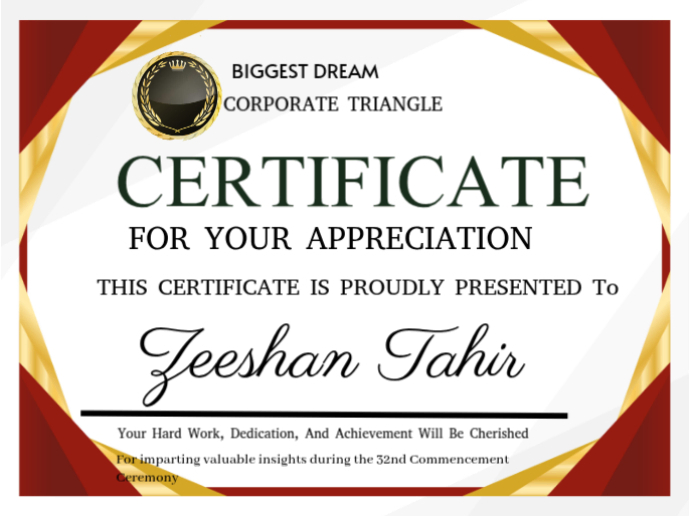 Certificate of appreciation Template | PosterMyWall