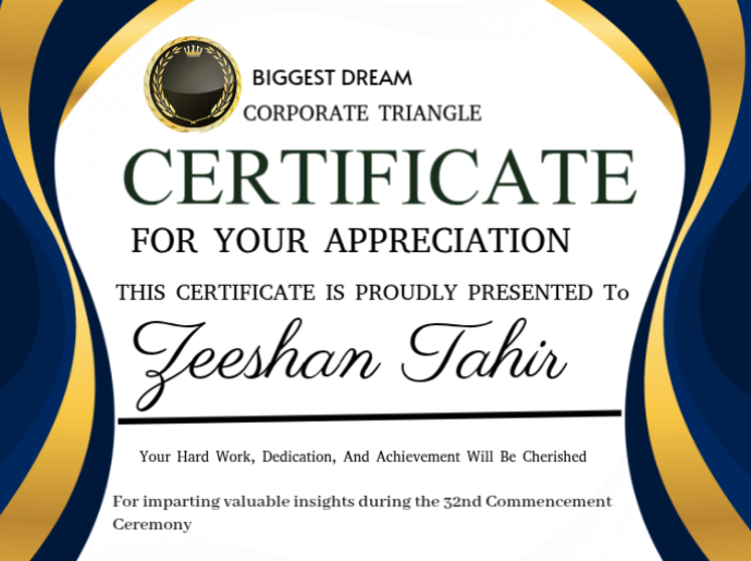 Certificate of appreciation Template | PosterMyWall