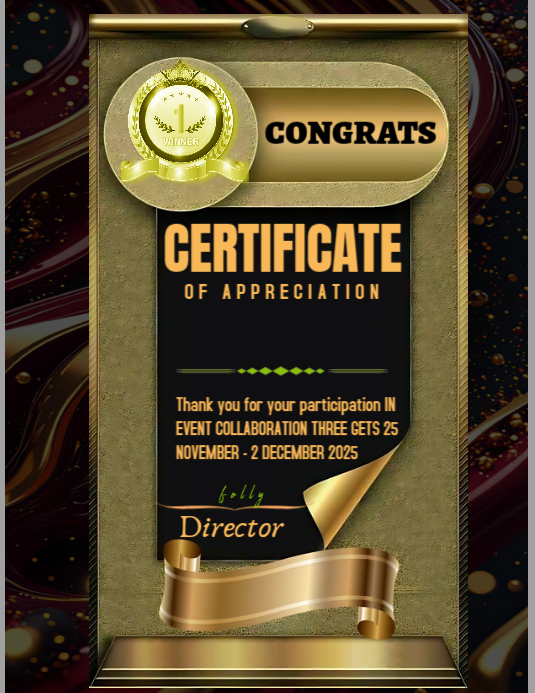 Certificate of appreciation flyer Template | PosterMyWall