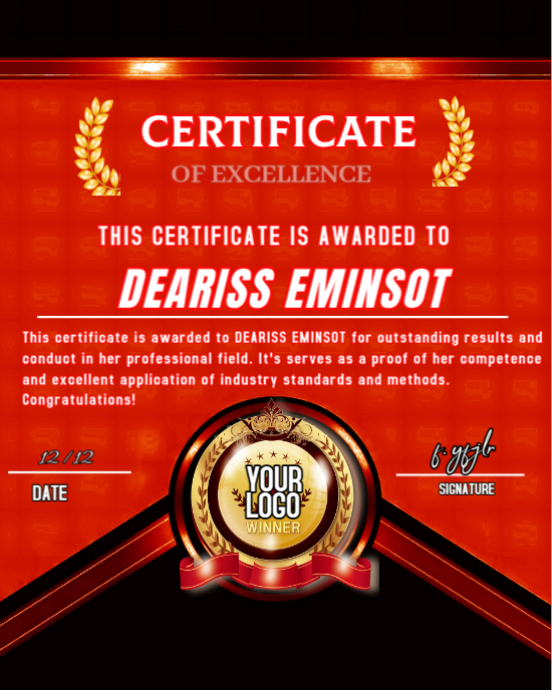 Certificate of appreciation flyer Template | PosterMyWall
