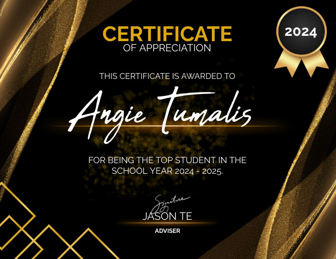 Certificate of appreciation template | PosterMyWall